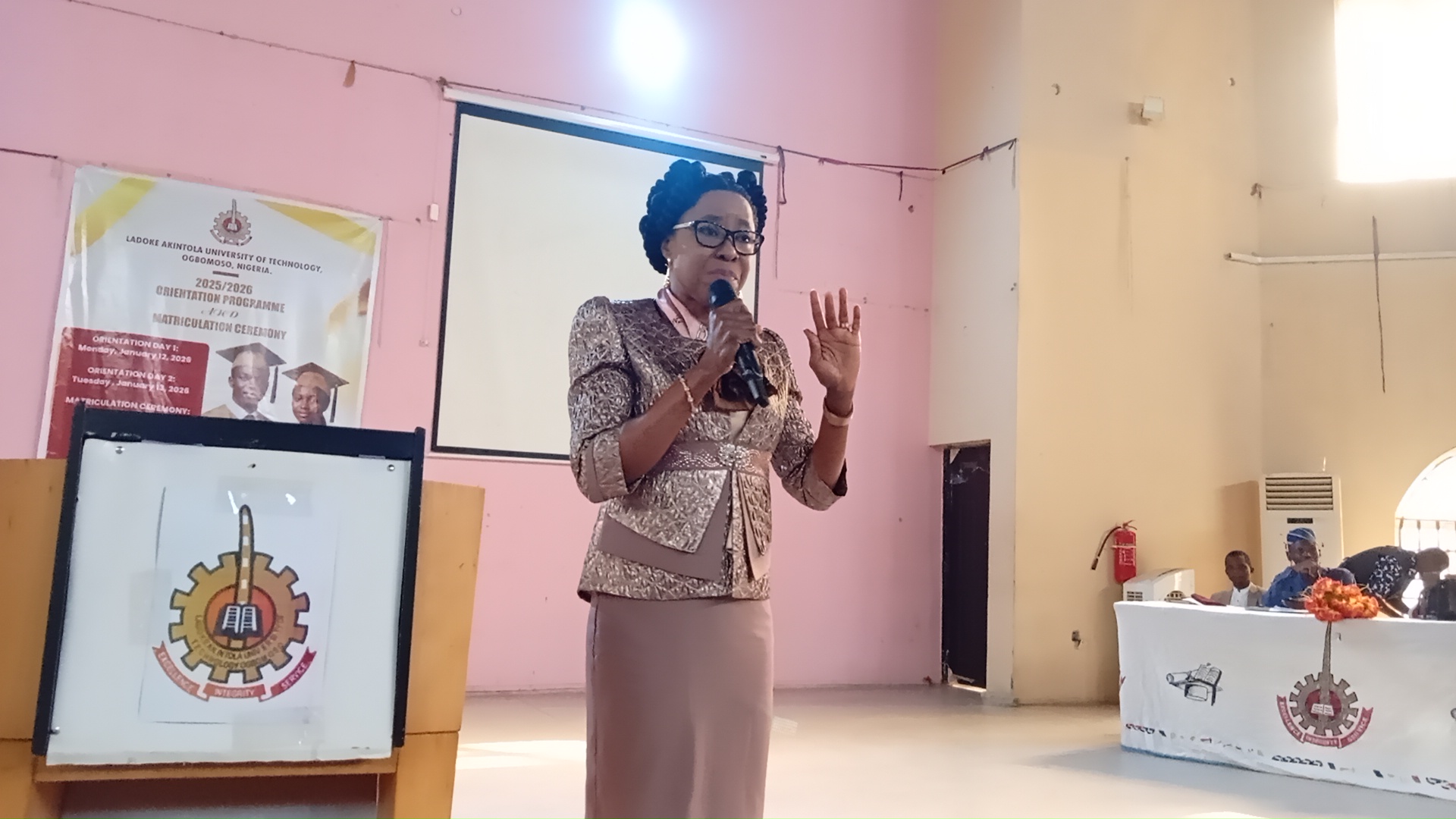 2026 ORIENTATION PROGRAMME AND MATRICULATION CEREMONY ORIENTATION DAY ...